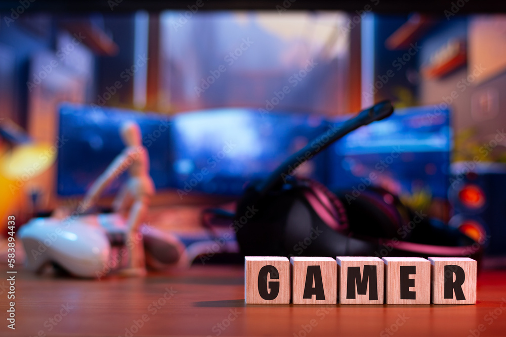 Ready to Play: Modern Gamer Setup and the Word Gamer Written With ...