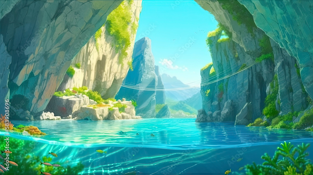 Magical Underwater Fantasy Scene - Unreal Render with Octane Render ...