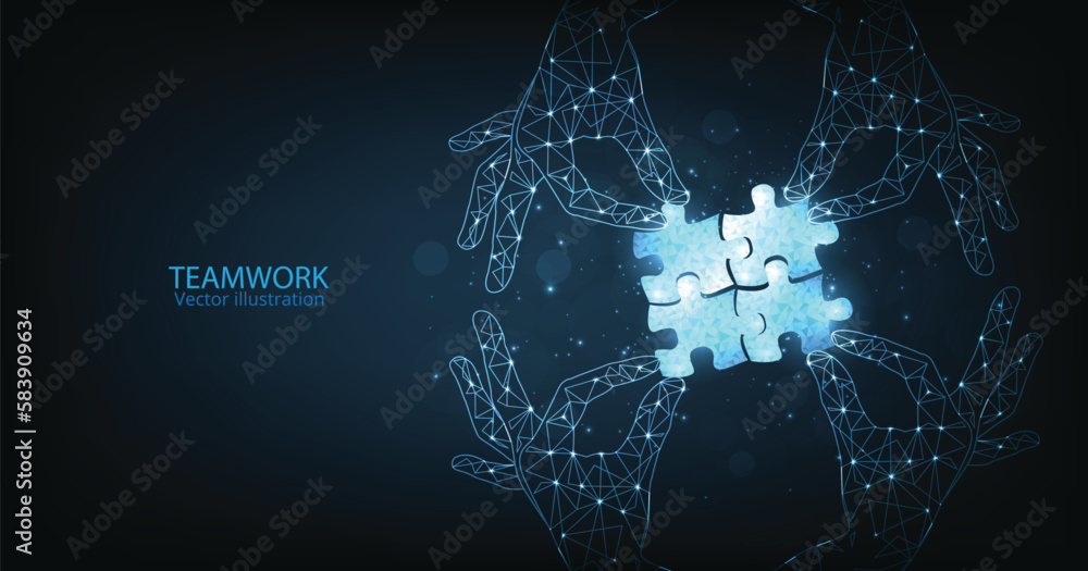 Poster Concept of Teamwork and cooperation – Wall Art | UkPosters