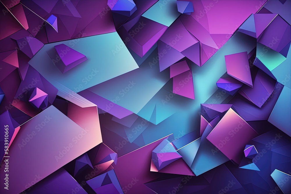 Sleek and modern geometric background with shades of purple, repeating ...