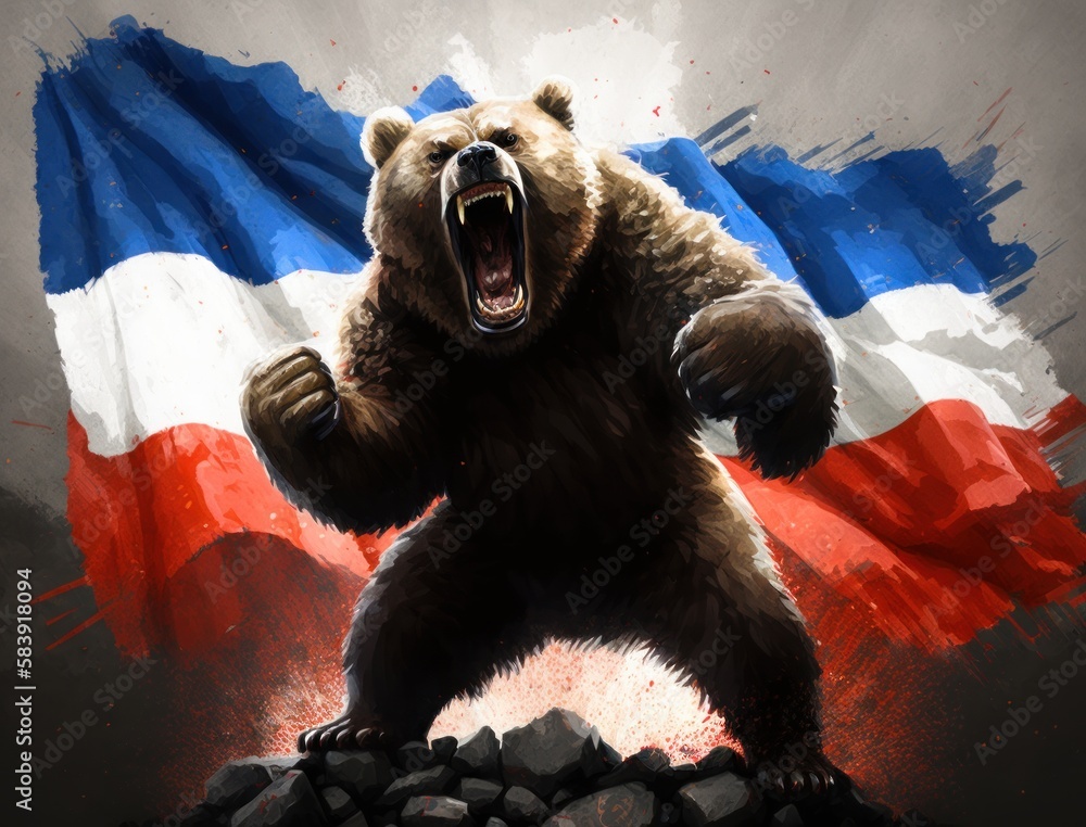 Russian Bear Flag