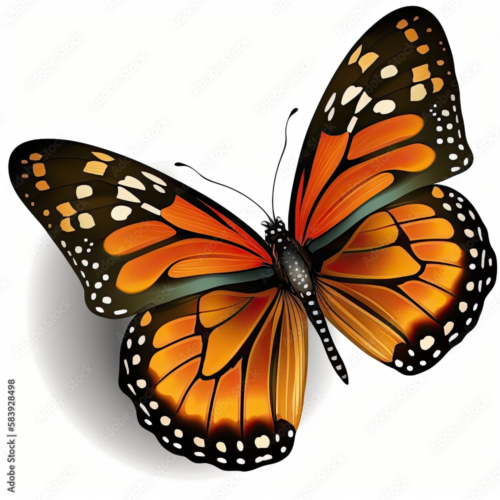 butterfly clip art Stock Illustration | Adobe Stock