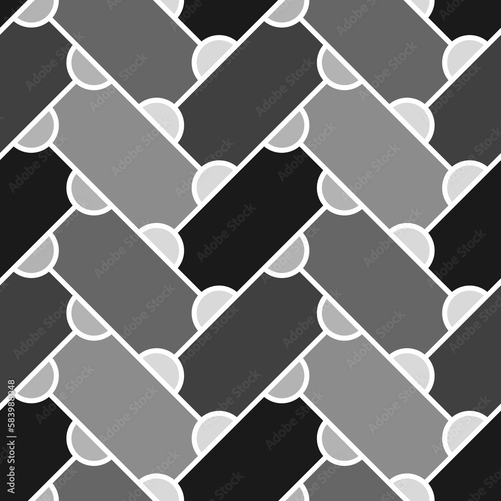 Abstract. Repeated figures background. Slabs tessellation. Seamless ...