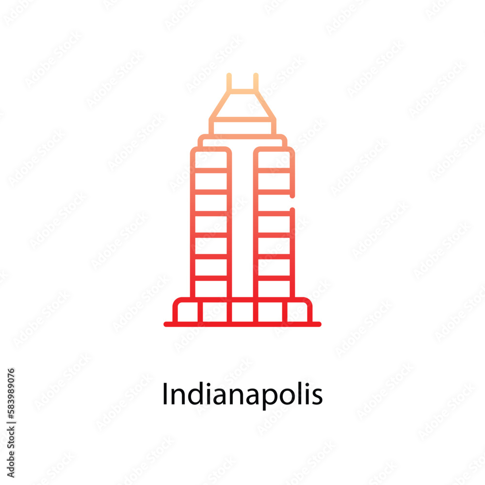 Indianapolis icon. Suitable for Web Page, Mobile App, UI, UX and GUI ...