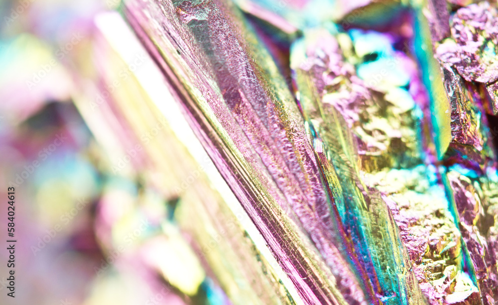 Thin layer of the titan on a quartz surface Macro Stock Photo | Adobe Stock