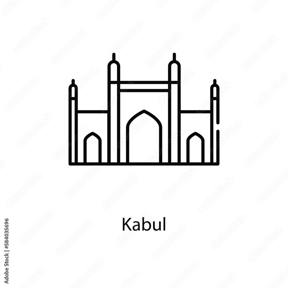 Kabul icon. Suitable for Web Page, Mobile App, UI, UX and GUI design ...