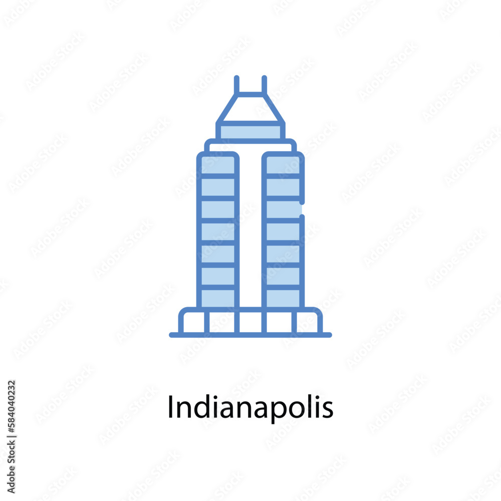 Indianapolis icon. Suitable for Web Page, Mobile App, UI, UX and GUI ...