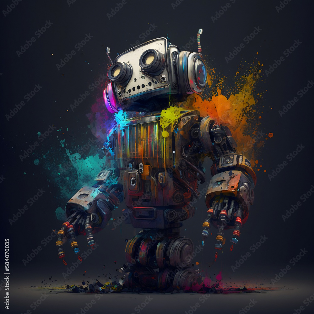 "Robo Rhapsody" 3D Art, Robot, Cyborg, High Quality (4K), Clean Art ...