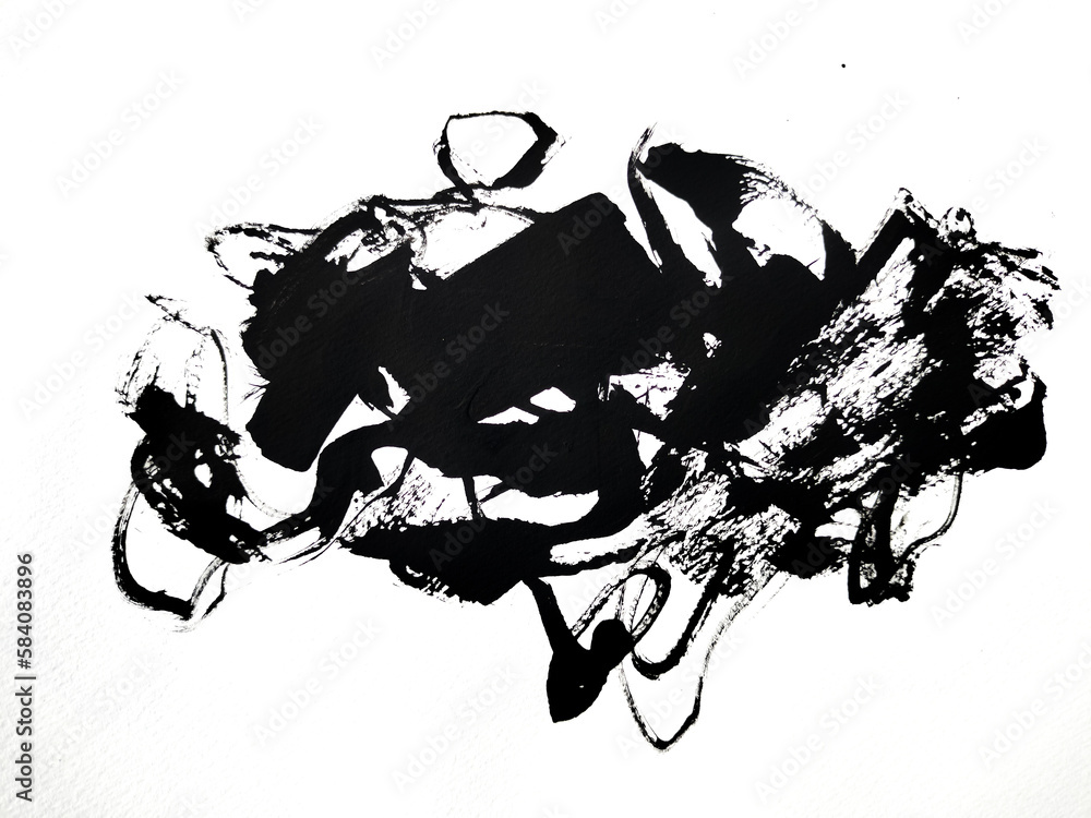 Abstract background ink grunge texture splash black watercolor drip art ...