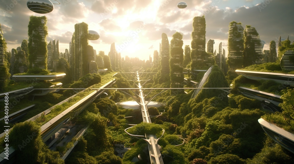 Eco-Utopia futuristic city: A Sustainable City for a Sustainable Future ...
