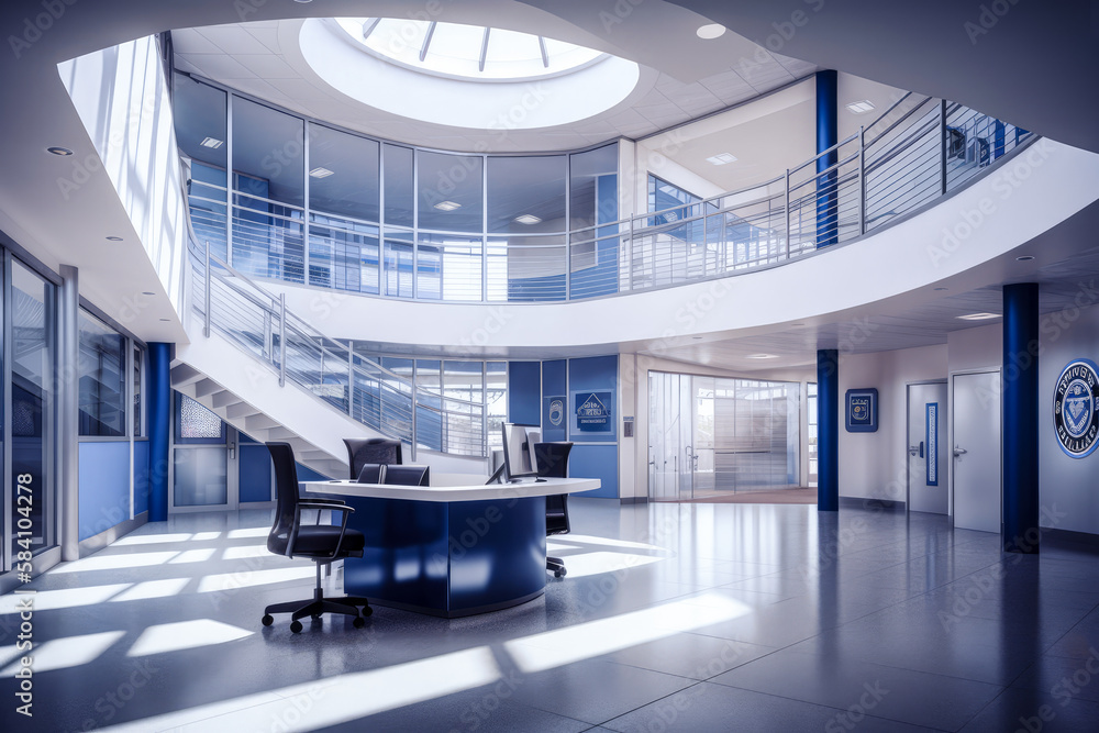 Futuristic Police Station