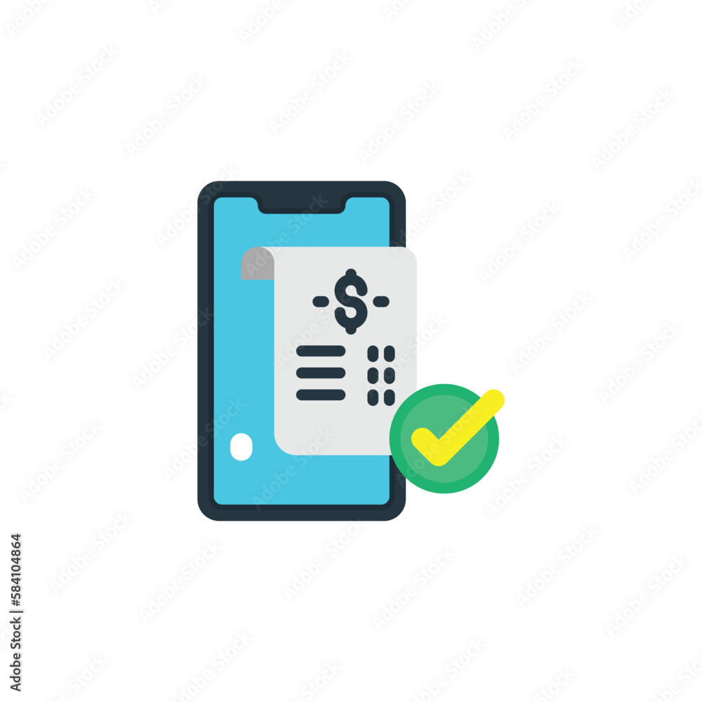 Smartphone device with receipt, electronic invoice, online invoice ...