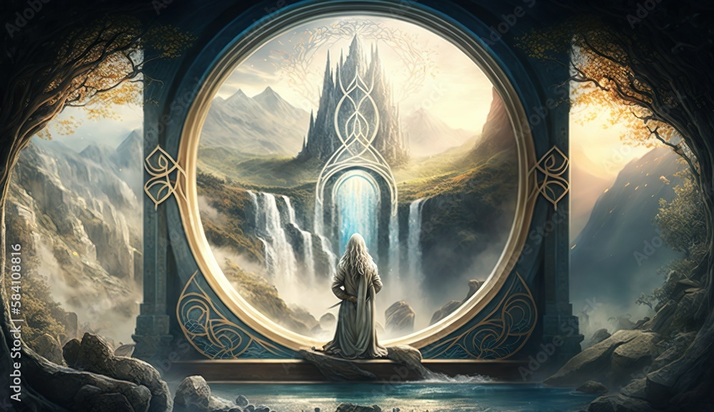 Generative AI Spirituality, esoteric, meditation, fantasy, vampire ...