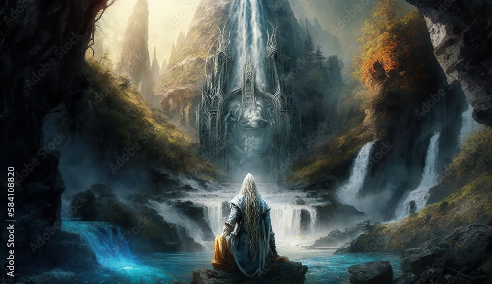 Generative AI Spirituality, esoteric, meditation, fantasy, vampire ...