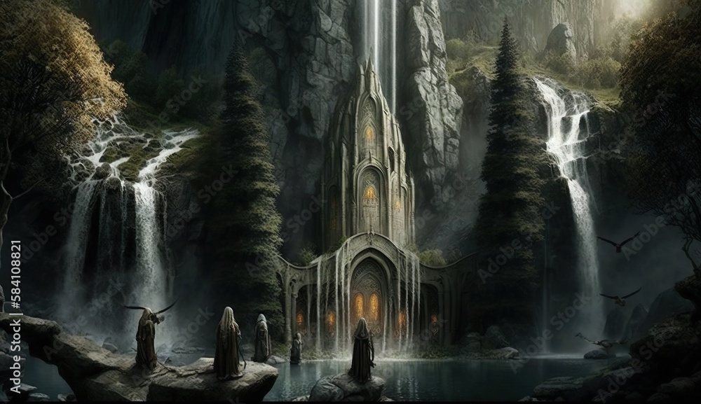 Generative AI Spirituality, esoteric, meditation, fantasy, vampire ...