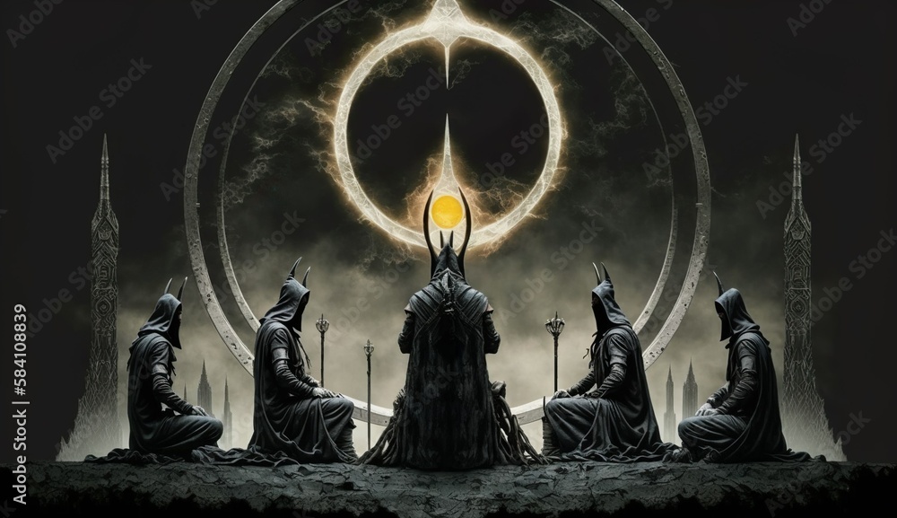 Generative AI Spirituality, esoteric, meditation, fantasy, vampire ...