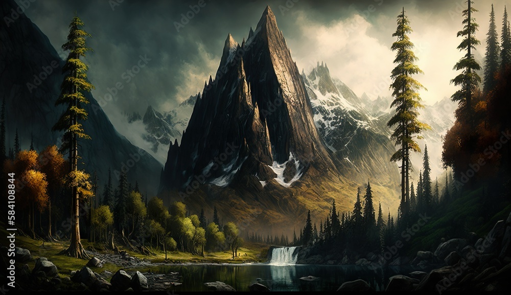 Generative AI Spirituality, esoteric, meditation, fantasy, vampire ...