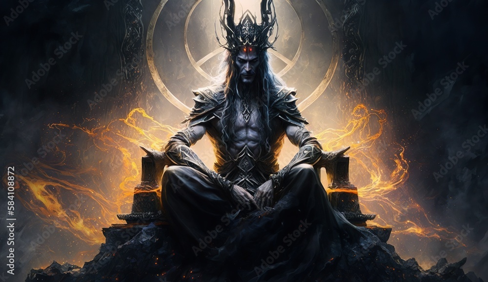 Generative AI Spirituality, esoteric, meditation, fantasy, vampire ...