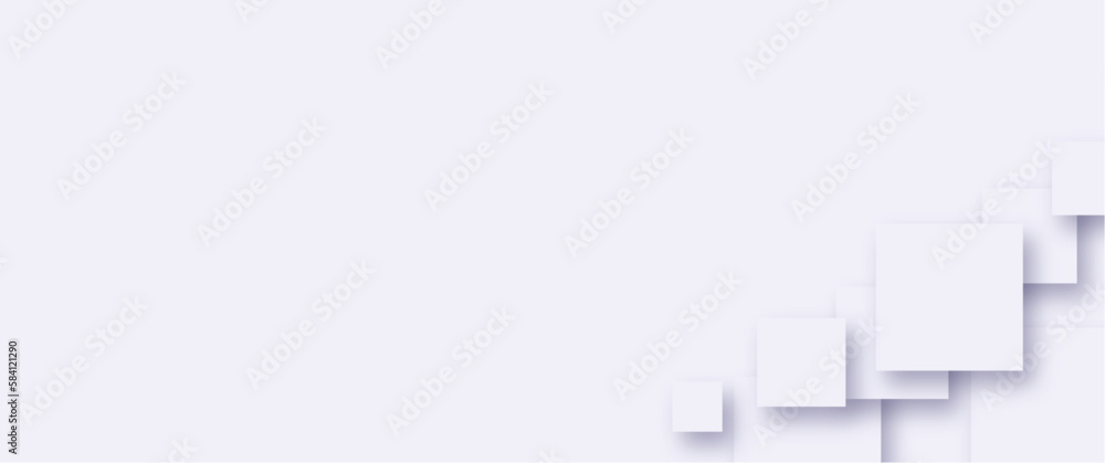 Clean and modern background of white rectangle shapes with drop shadow ...