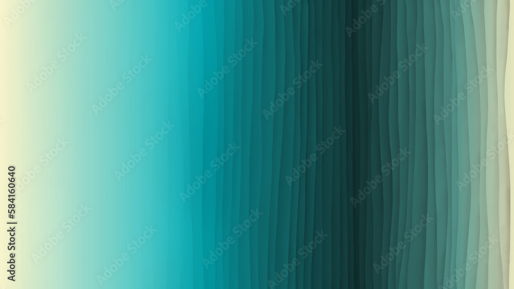 Wavy vertical stripes background or wallpaper. Shades of sea-green ...