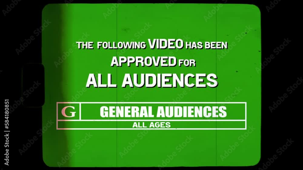 A fake Super 8mm film leader for a movie preview saying that the ...