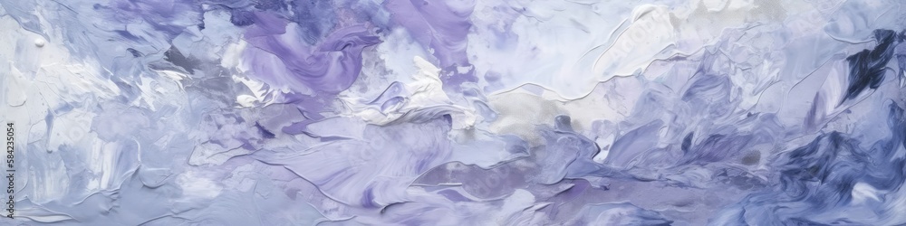 Periwinkle And White Abstract Painting Background Texture Panoramic ...