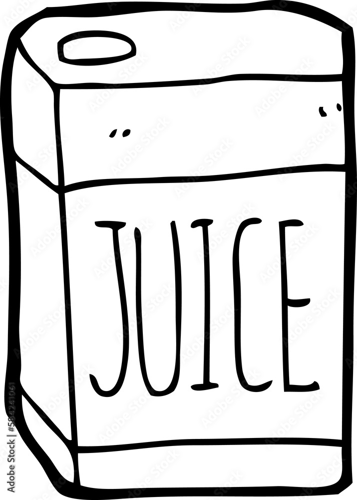 cartoon juice box Stock Illustration | Adobe Stock