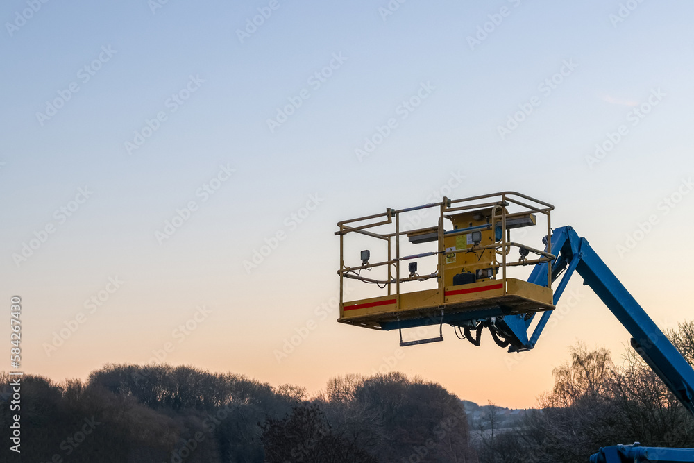 Mobile Elevated Working Platform (MEWP) Stock Photo | Adobe Stock