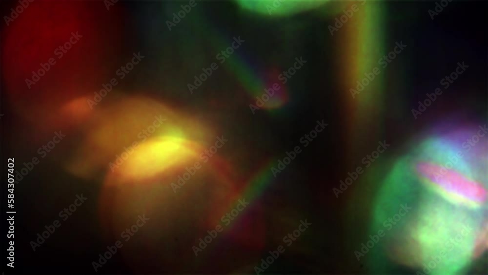 Loop abstract colorful optical flare light leak motion background for ...