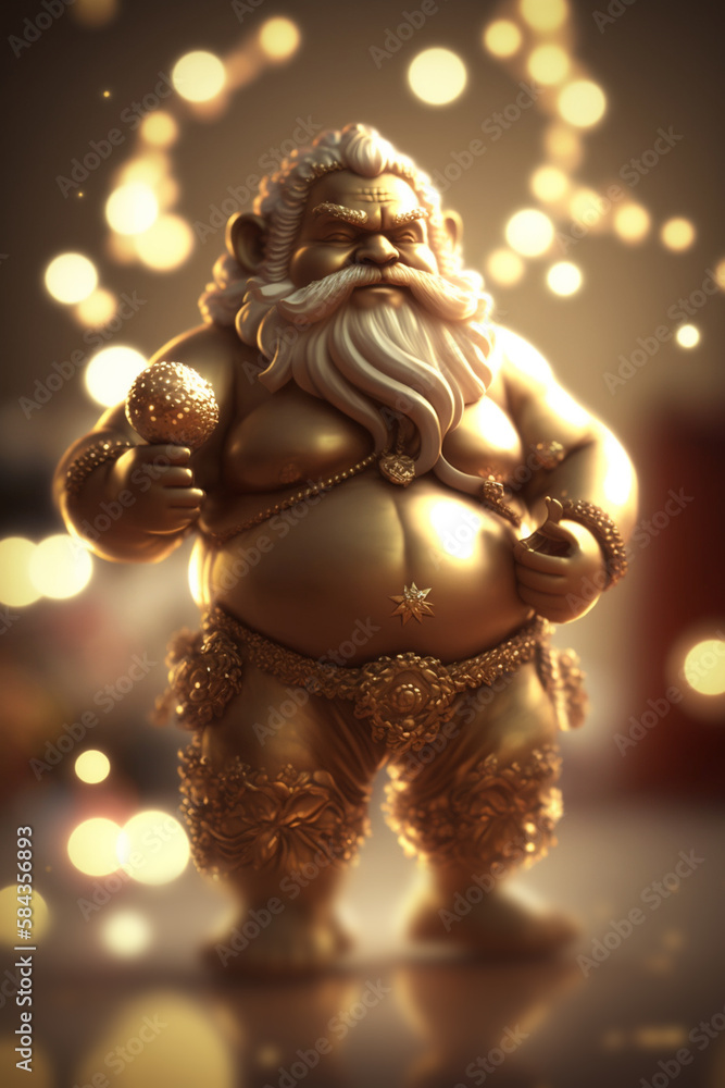 Kubera: The Indian God of Wealth and Prosperity Statue in Vivid Detail ...