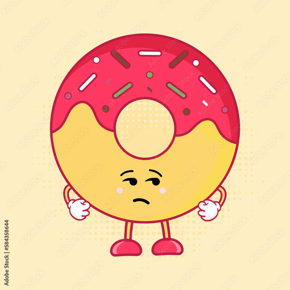 Cute Donuts Character, Cute Donuts Character features a charming and ...