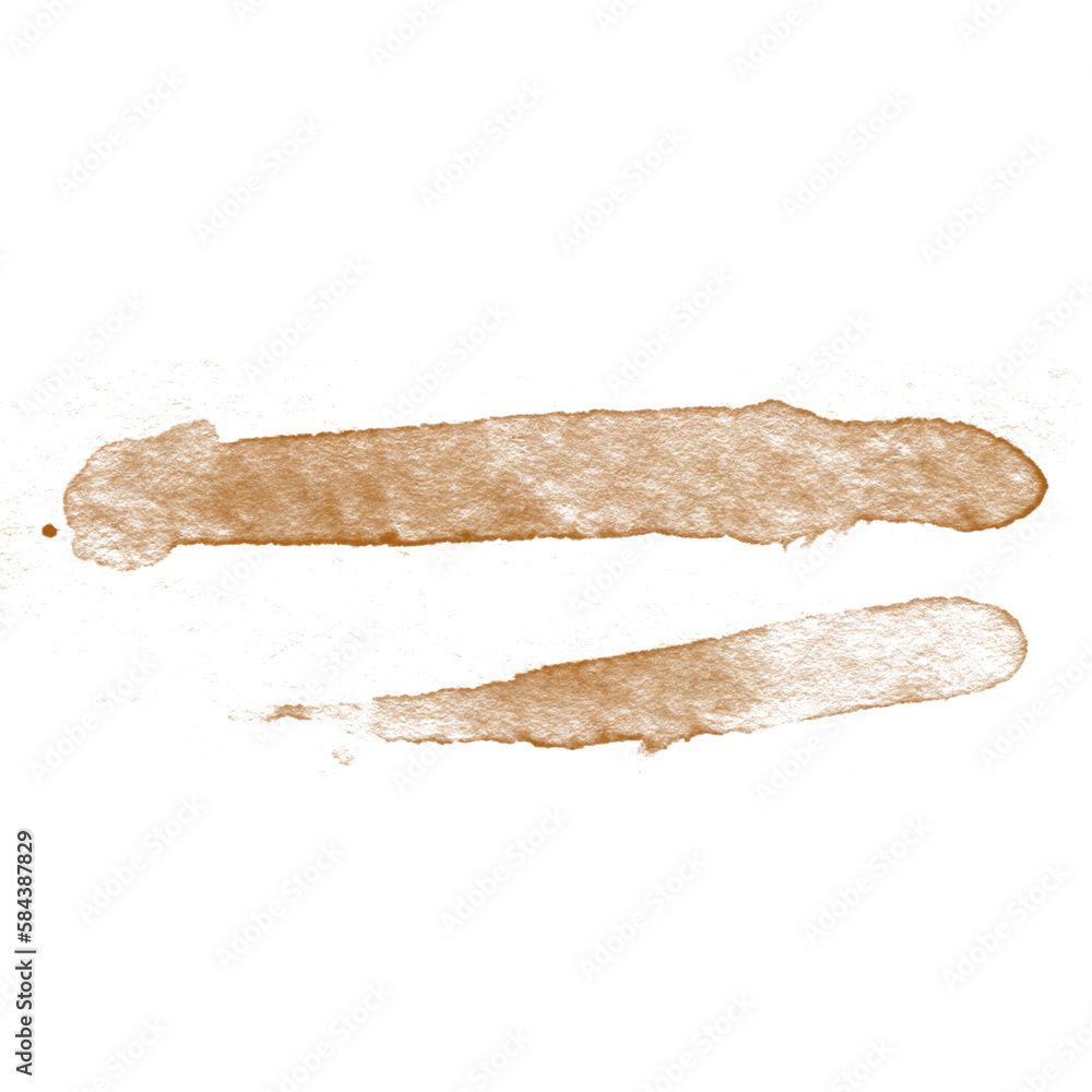 Coffee stains isolated on a transparent background. Royalty high ...