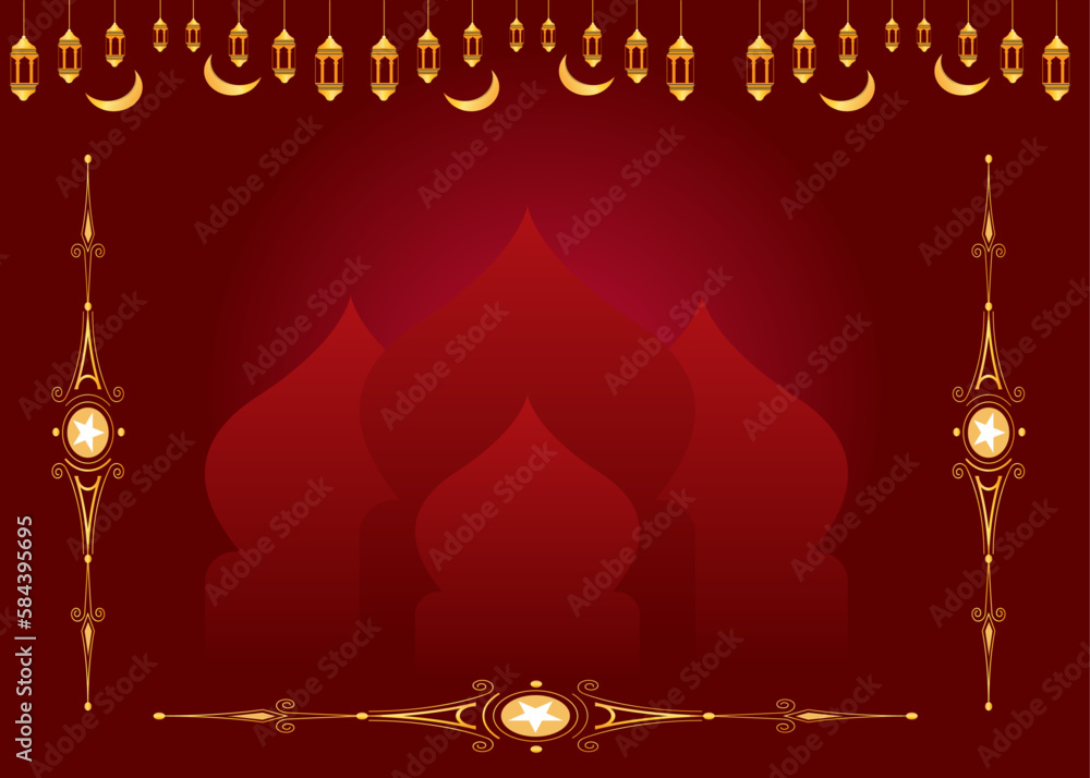Islamic Background Design Stock Vector | Adobe Stock