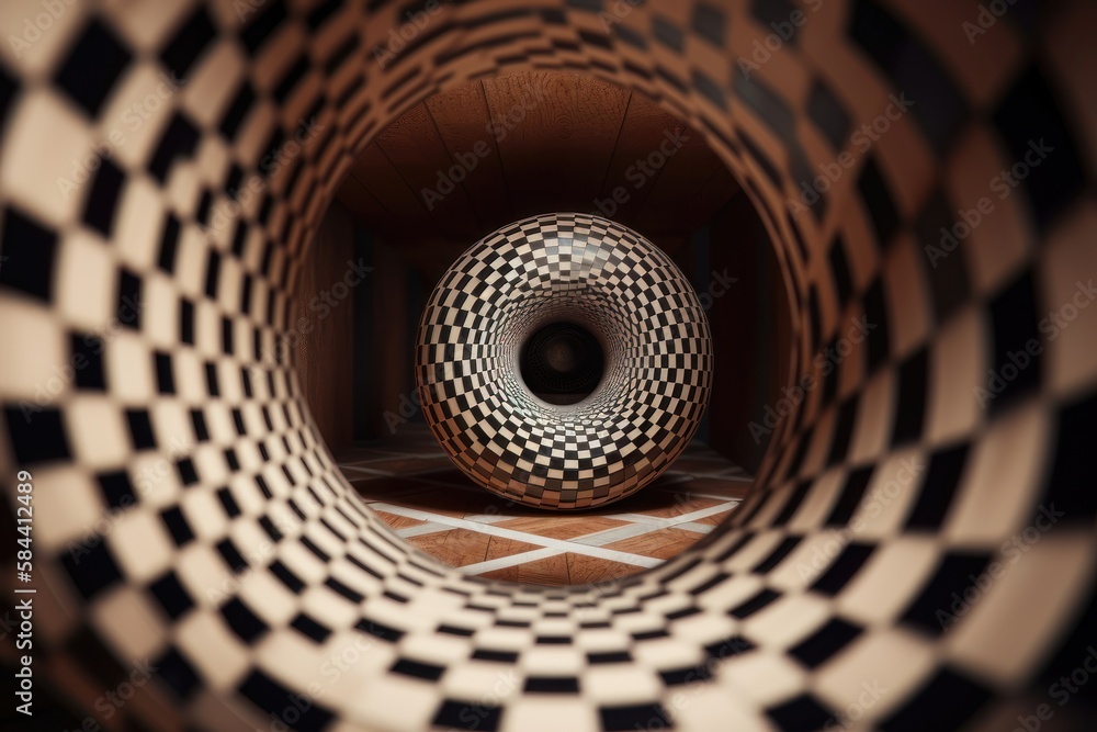 Optical Illusions Ai Generated Stock Illustration Adobe Stock