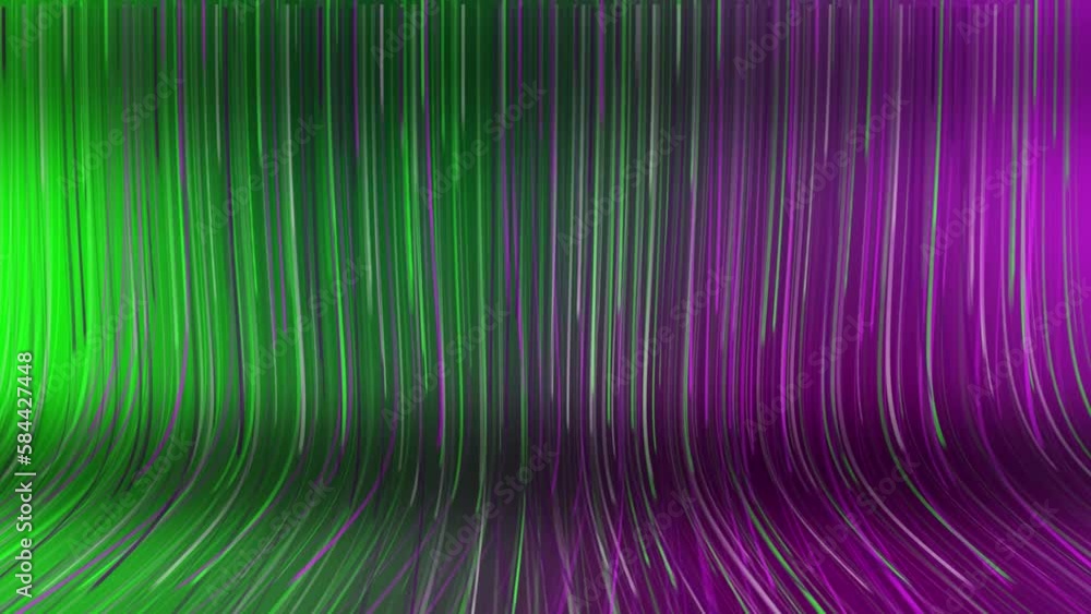 Simple Lines Particle Flow, aesthetic particle lines flow in green ...