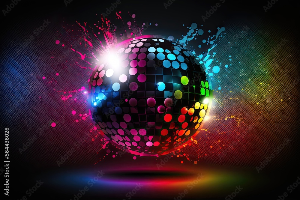 The sleek and stylish dark-colored turntables and speakers of a DJ's ...