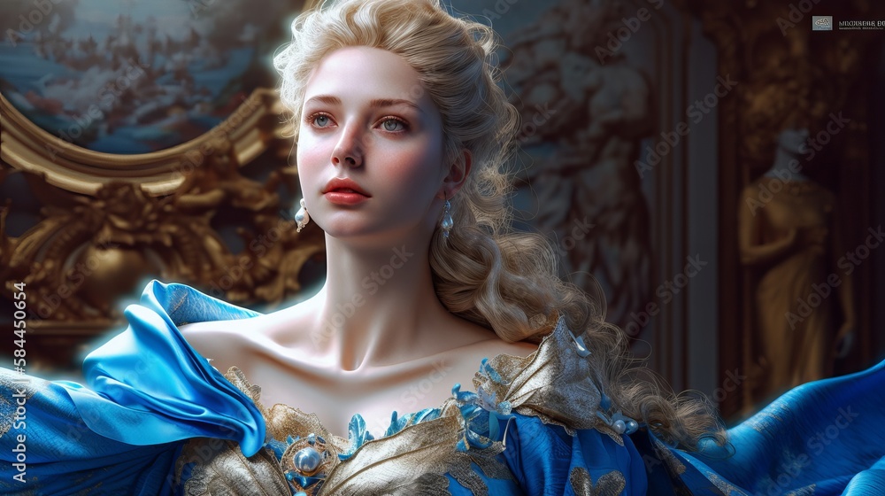 The Vivid 8K Female Rococo Supergirl Woman: A Delicate and Muscular ...