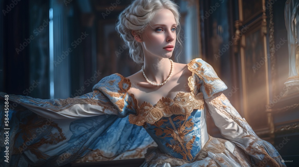 The Vivid 8K Female Rococo Supergirl Woman: A Delicate and Muscular ...