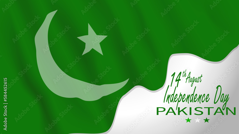 14 August Independence day of Pakistan Background design template ...