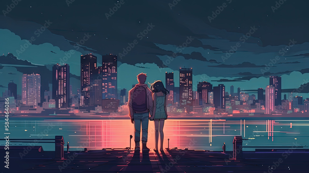 lo fi concept art Stock Illustration | Adobe Stock