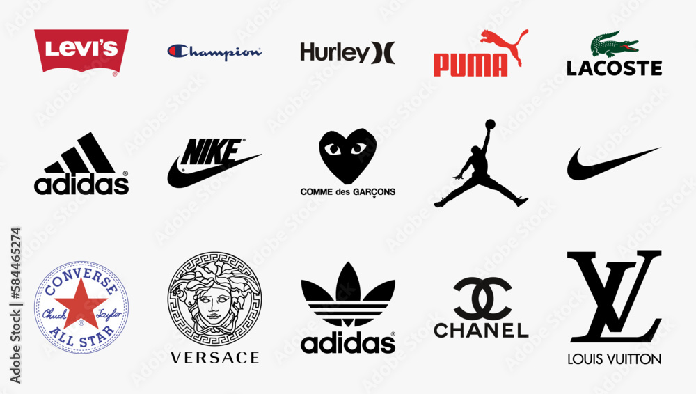 Best Fashion company logo. Vector logo collection. Stock Vector | Adobe ...