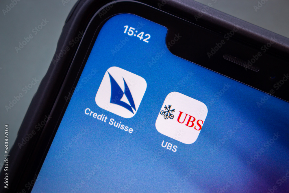 Vancouver, CANADA - Mar 20 2023 : Icons of a Switzerland based global ...