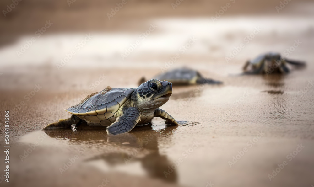 Turtle, Against All Odds: Baby Sea Turtles on a Resilient Journey ...