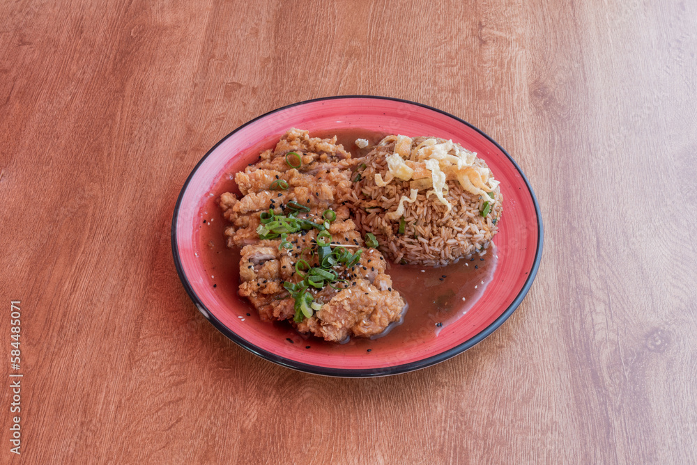 Chijaukay chicken is made with boneless chicken thighs, mensi sauce and ...