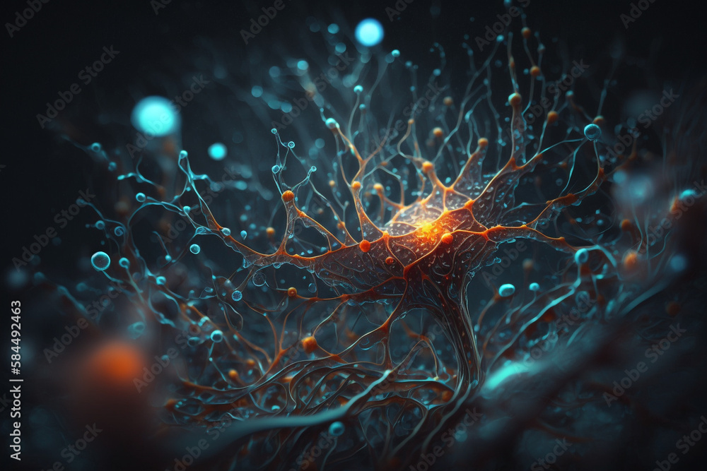 Ilustrace „ Brain structure Neuroscience. Neural network Human nervous ...