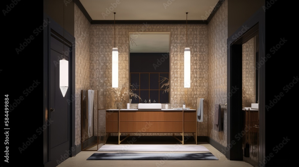 beautiful home interior design powder room contemporary interior design ...