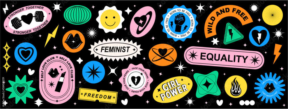 Set Collection of elements patches, labels, tags, stickers, and stamps ...