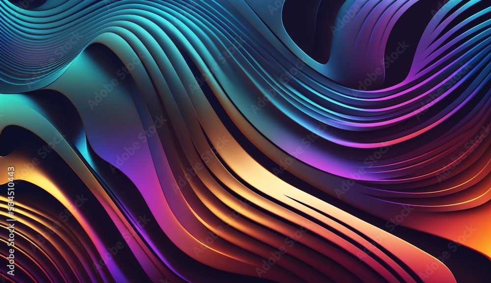 Beautiful gradient background with texture of irregular curved lines ...