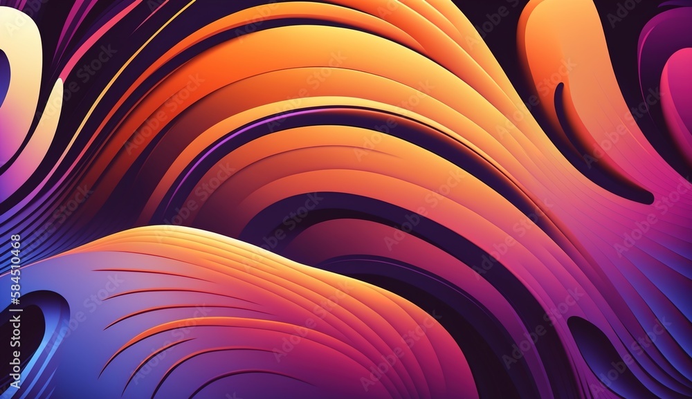 Beautiful gradient background with texture of irregular curved lines ...