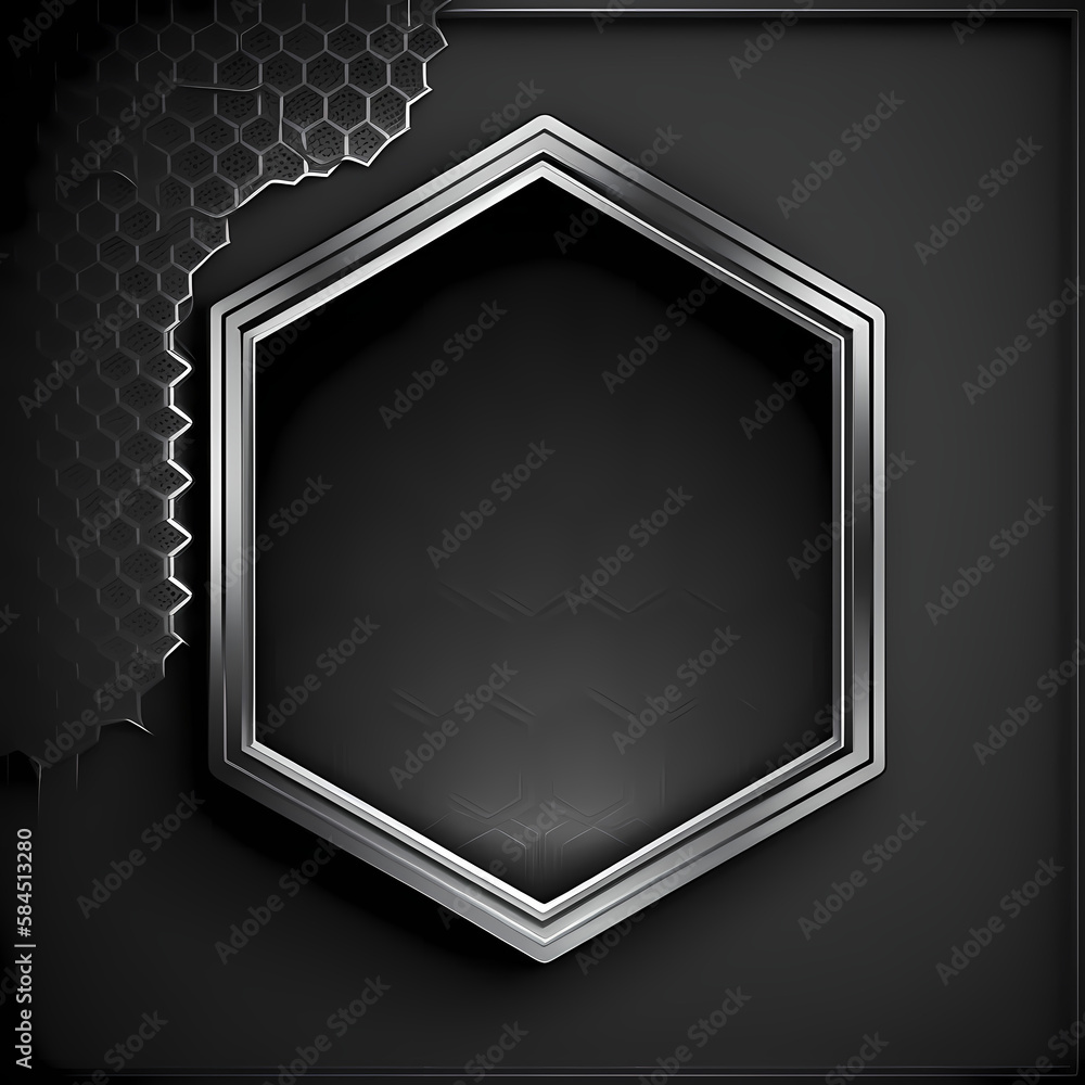 Abstract blue background for company logo border or empty frame to ...